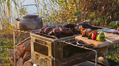Bushmen FASTFOLD Grill Panel - Grille barbecue
